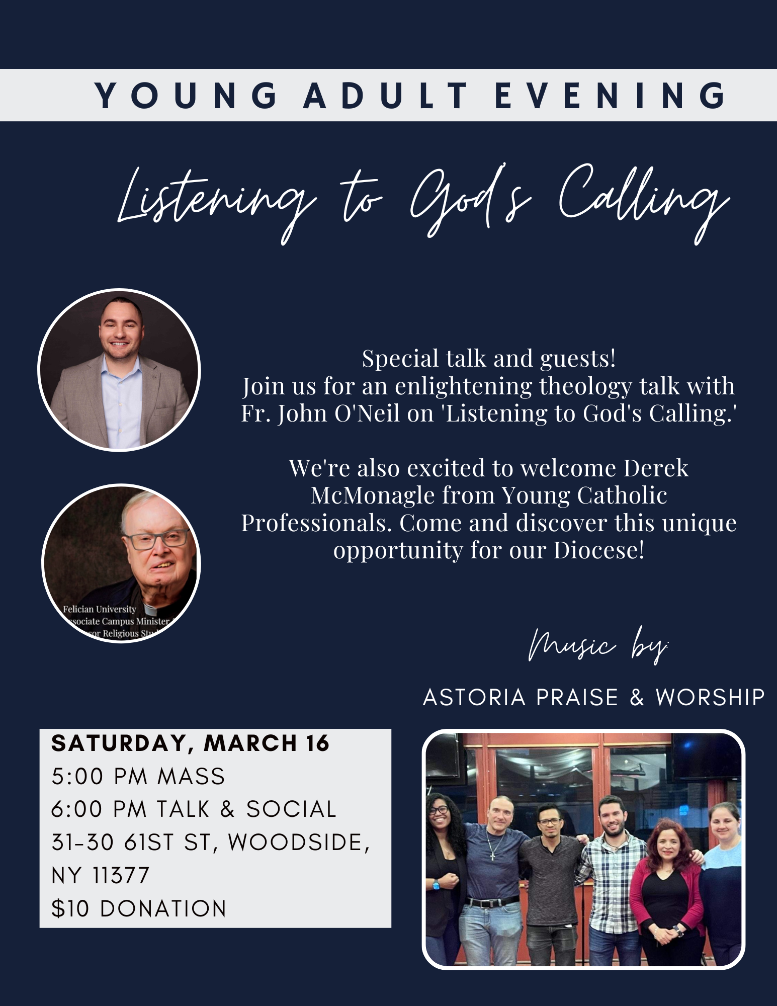 Young Adult Evening at Corpus Christi in Queens! - Youth Ministry ...