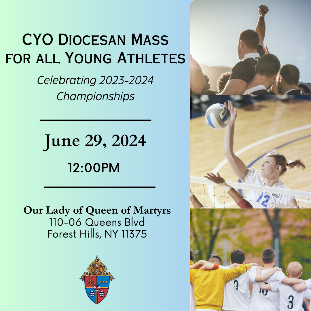 CYO Diocesan Mass for all Young Athletes - Youth Ministry Resources ...